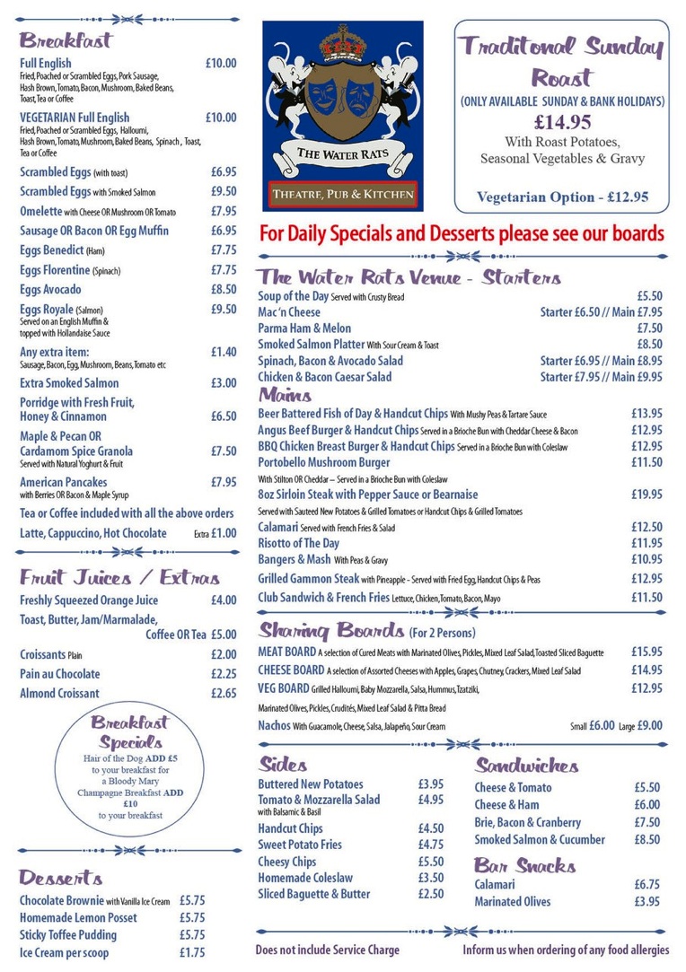 The Water Rats Live Music venue and restaurant in London live bands and ...